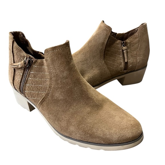 Reef | Shoes | Reef Booties Womens Size 9 Tan Suede Voyage Ankle Boots ...